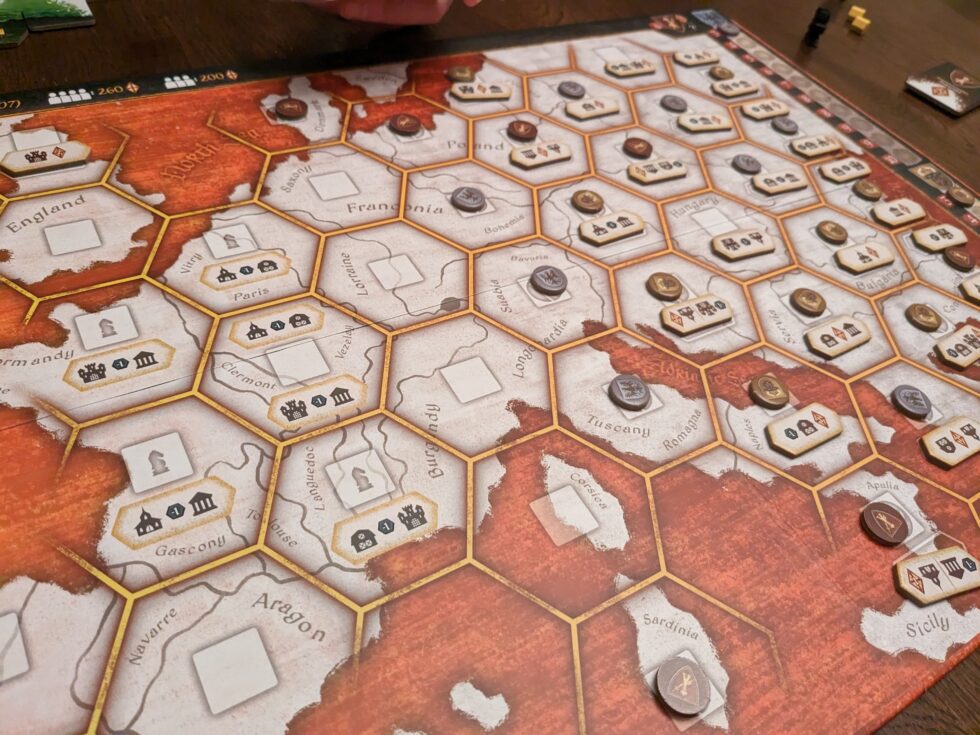 Crusaders: Thy Will Be Done - Board Game Review - Meeple and the Moose
