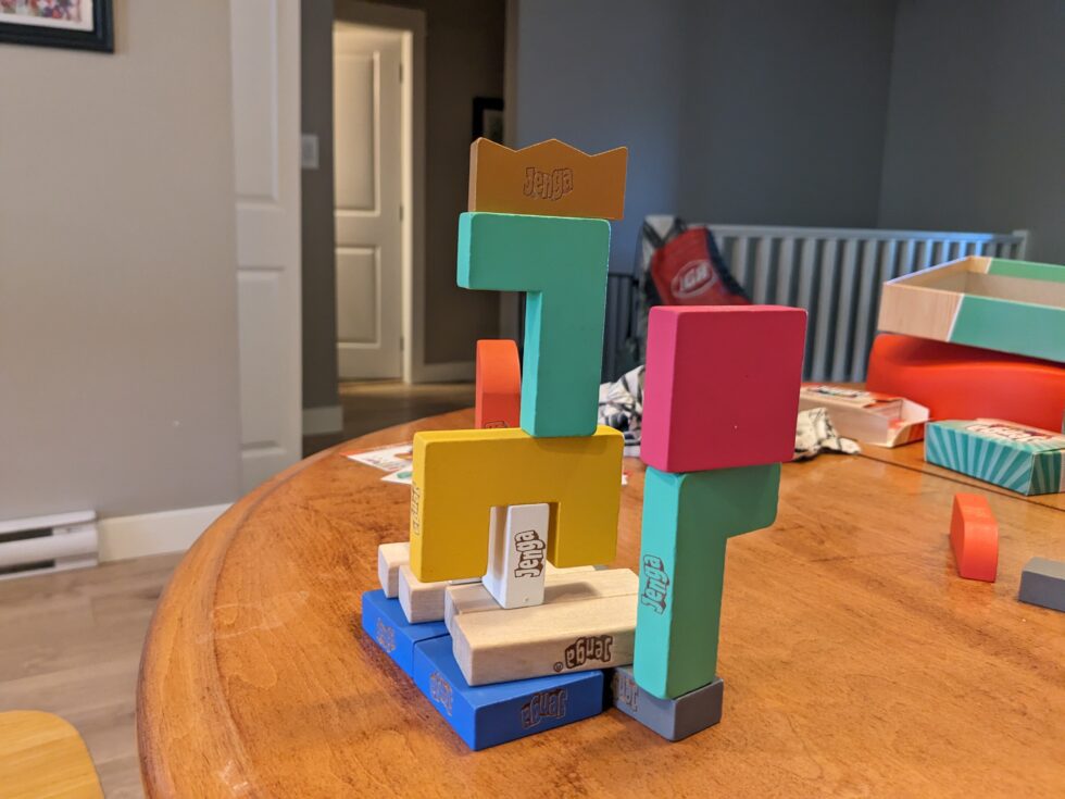 Jenga Maker - Board Game Review - Meeple and the Moose