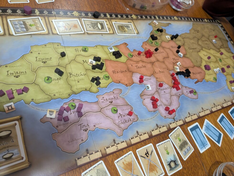 Shogun - Board Game Review - Meeple and the Moose